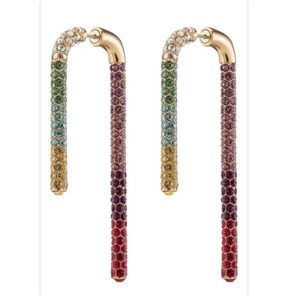 Demarson | Jewelry | Demarson Celeste 2 Karat Gold Plated Mini Pave ...